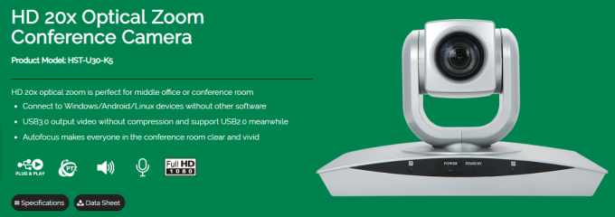 HST-U30-K5 Series Premium Video PTZ Cameras Specification Sheet